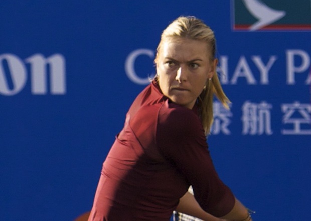 Maria Sharapova hits brick wall in shape of Garbine Muguruza | Houston ...