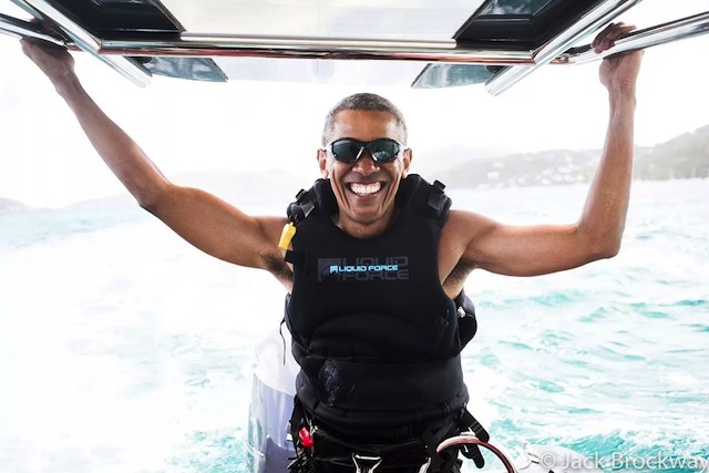 Barack Obama's Kitesurfing Adventure with Richard Branson | Houston ...