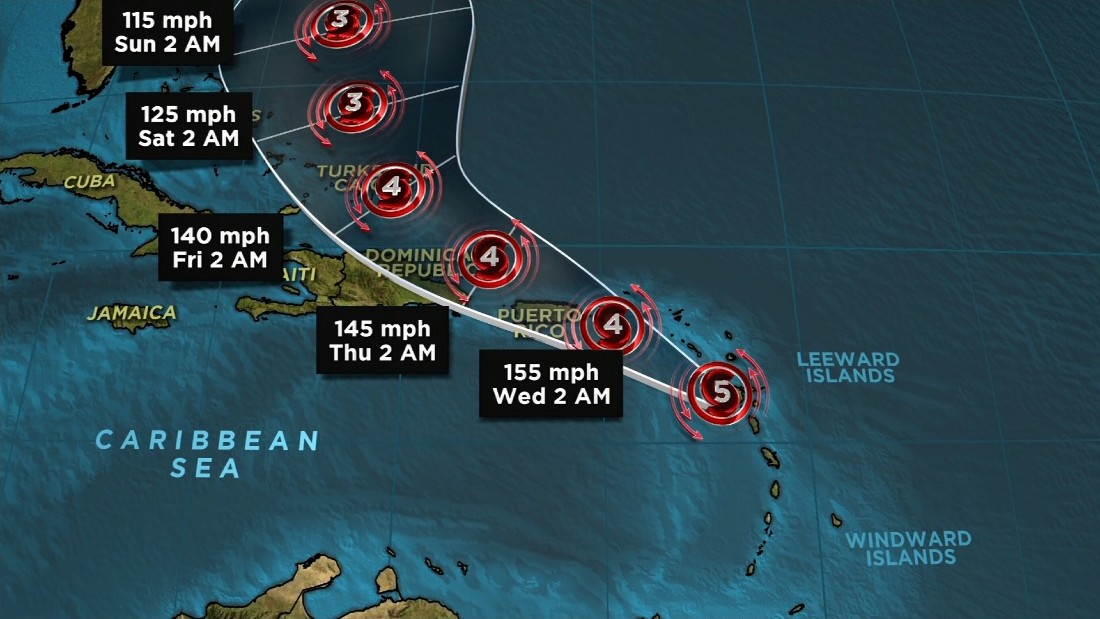 Hurricane Maria Makes Landfall in Puerto Rico with 155-mph Winds ...