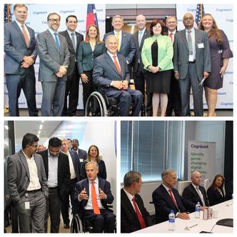 Governor Abbott Attends Ribbon Cutting Ceremony For New Cognizant ...