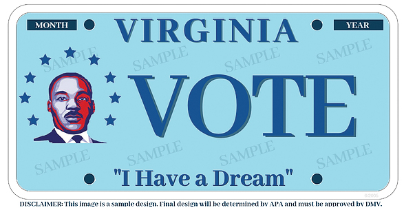 New Virginia license plate honoring Dr. King? | Richmond Free Press ...