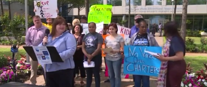 HISD Parents Protest Possible TEA Takeover | Houston Style Magazine ...