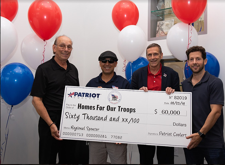 Patriot Coolers Presents Homes For Our Troops with $60,000 for the ...