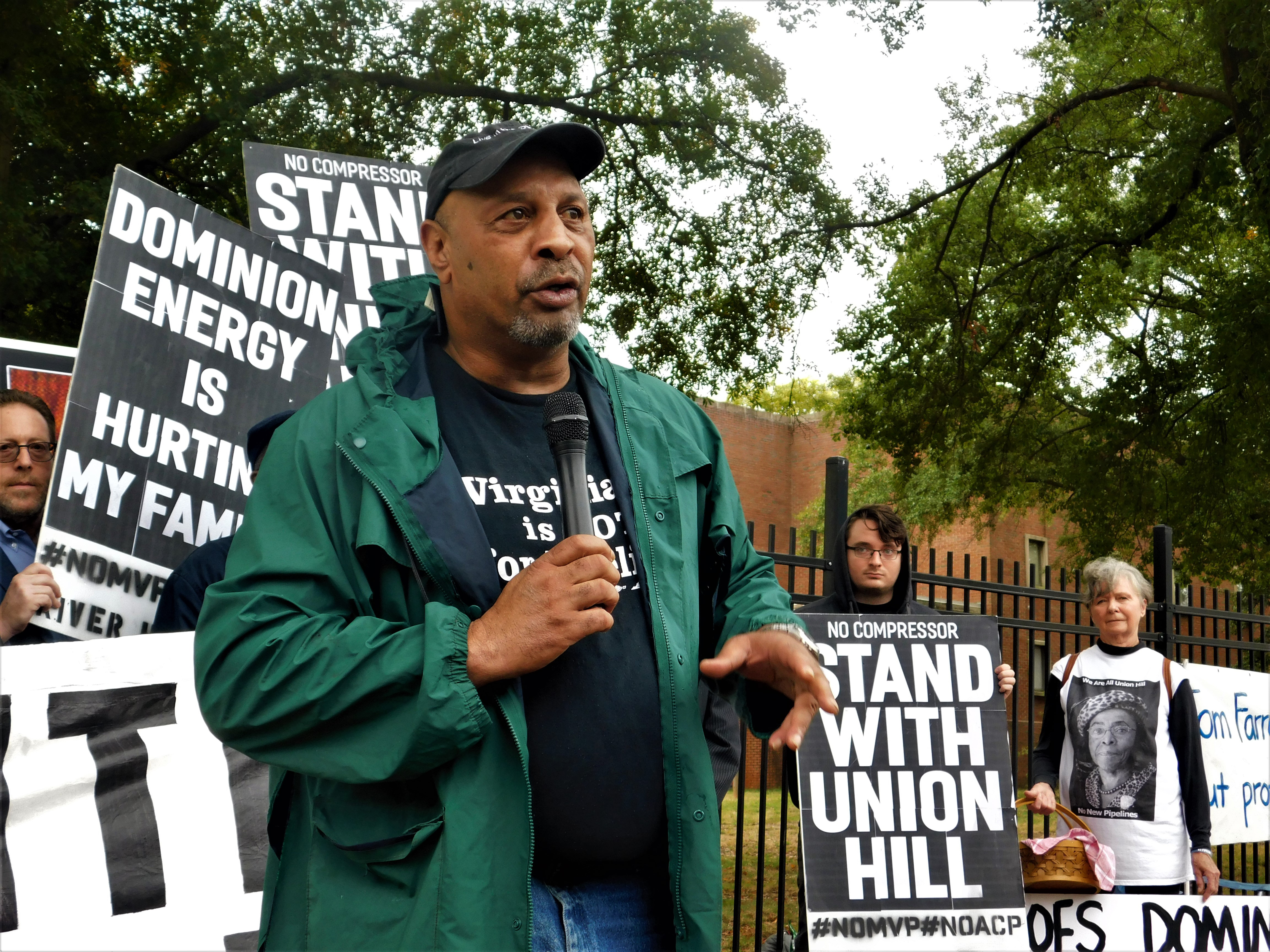 NAACP members, others protest Dominion Energy's involvement in state ...