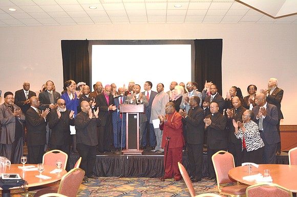 BISHOP LARRY TROTTER AND SECRETARY JESSE WHITE GATHERED OVER 100 ...