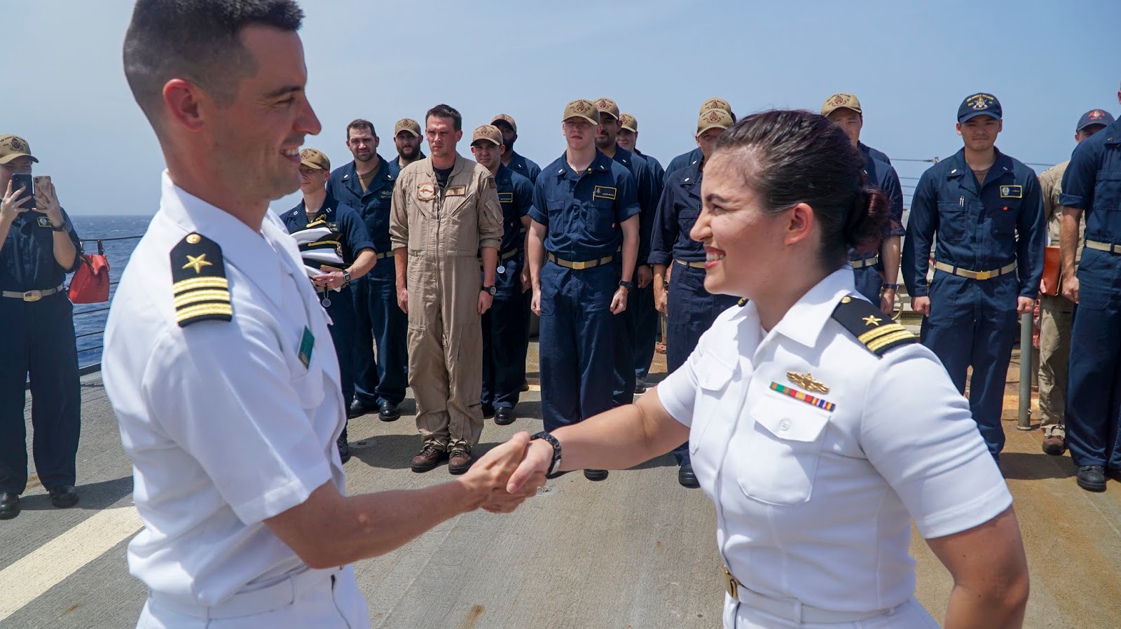Houston Native Promoted to U.S. Navy Lieutenant Aboard USS James E ...