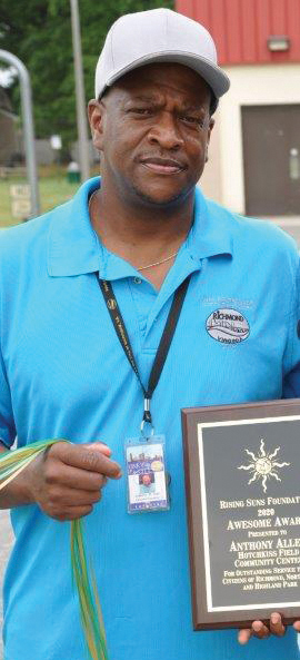 Anthony Allen receives Awesome Award | Richmond Free Press | Serving ...