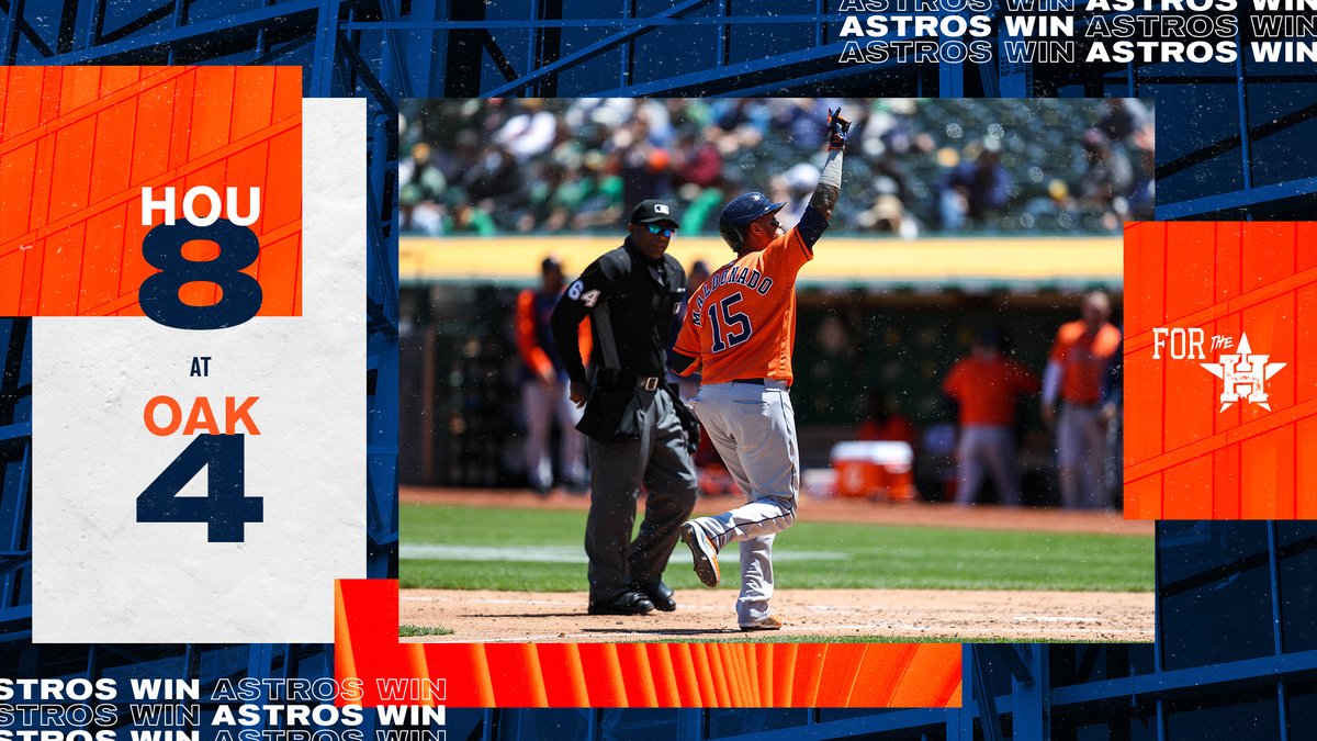 Astros Defeat Oakland To Take Over Sole Possession Of First Place In A ...