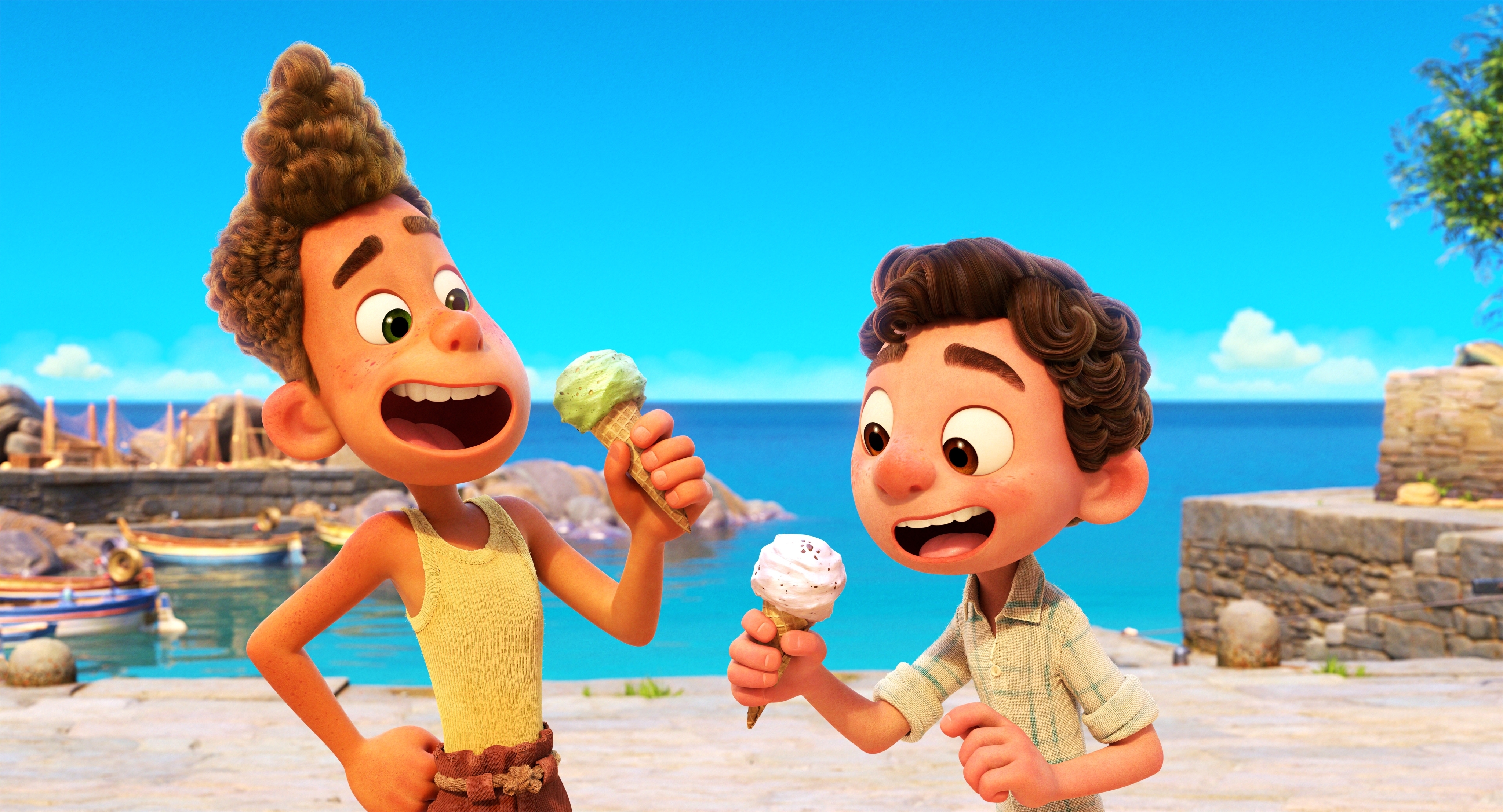 'Luca,' Pixar's generic (and literal) fish out of water tale, lands on ...