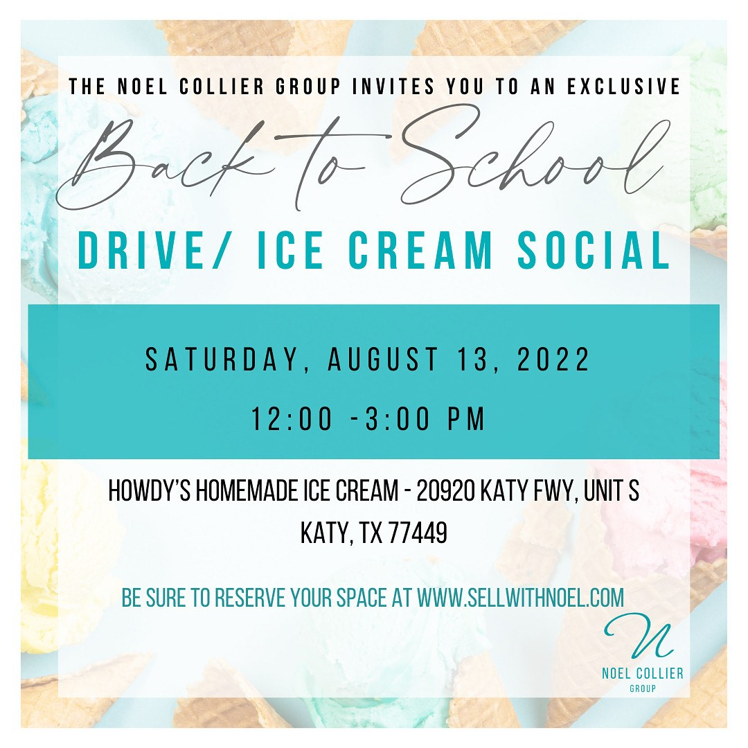 Noel Collier Group to Host Free Ice Cream Social & Back-to-School Drive ...