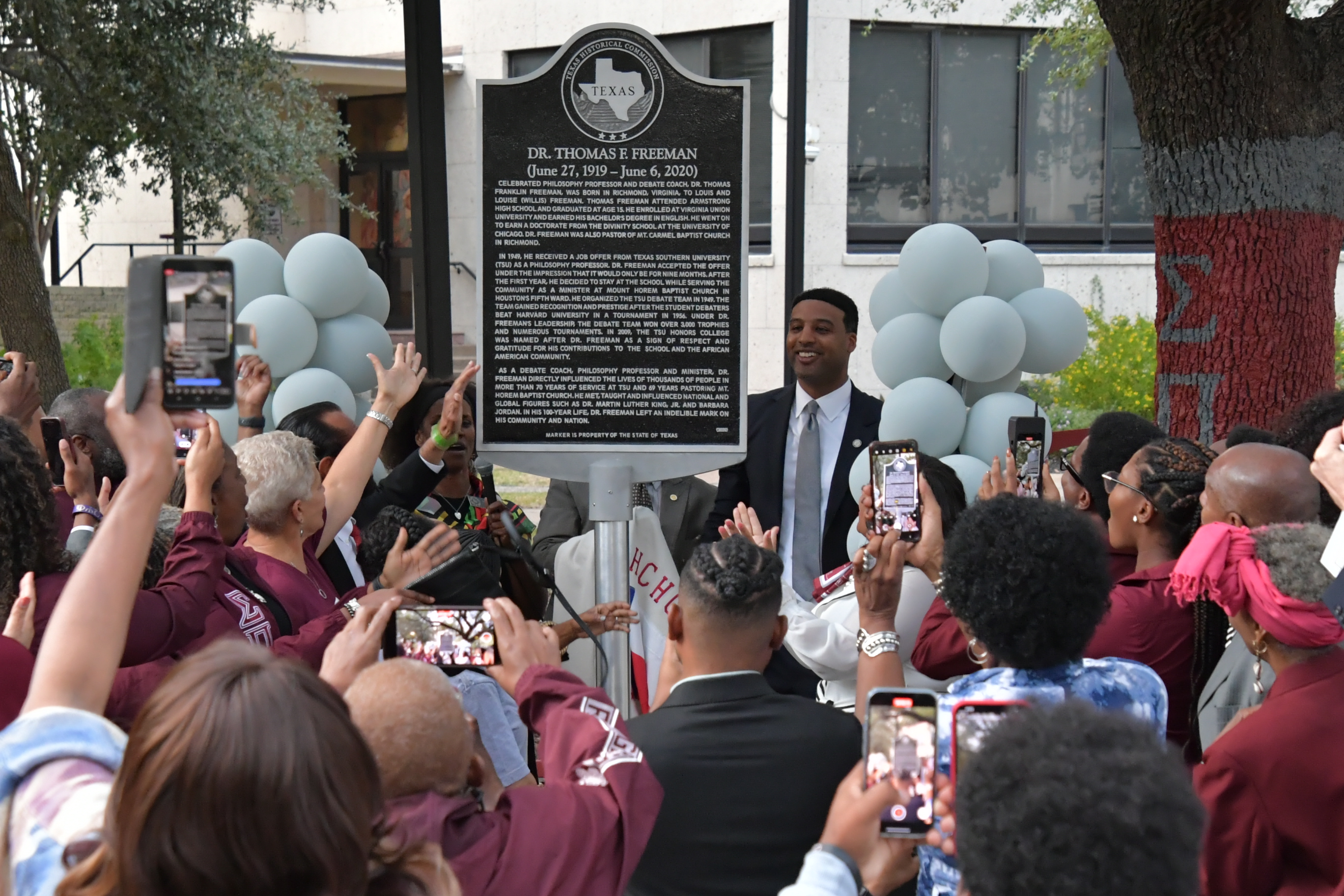 Texas Historical Marker designated for Dr. Thomas F. Freeman | Houston ...