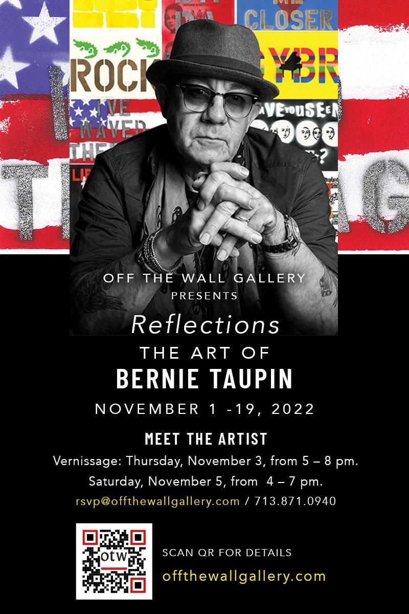 Visuals: Bernie Taupin Off the Wall Gallery at the Galleria | Houston ...