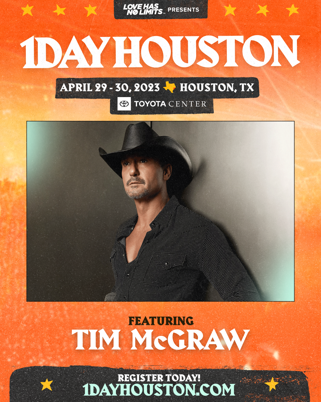 Iconic Country Star Tim McGraw to Perform at 1DayHouston | Houston ...