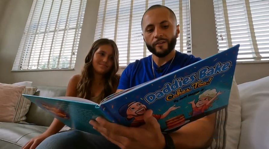 Father writes 'Daddies Bake Cakes Too!' for brave daughter who had ...