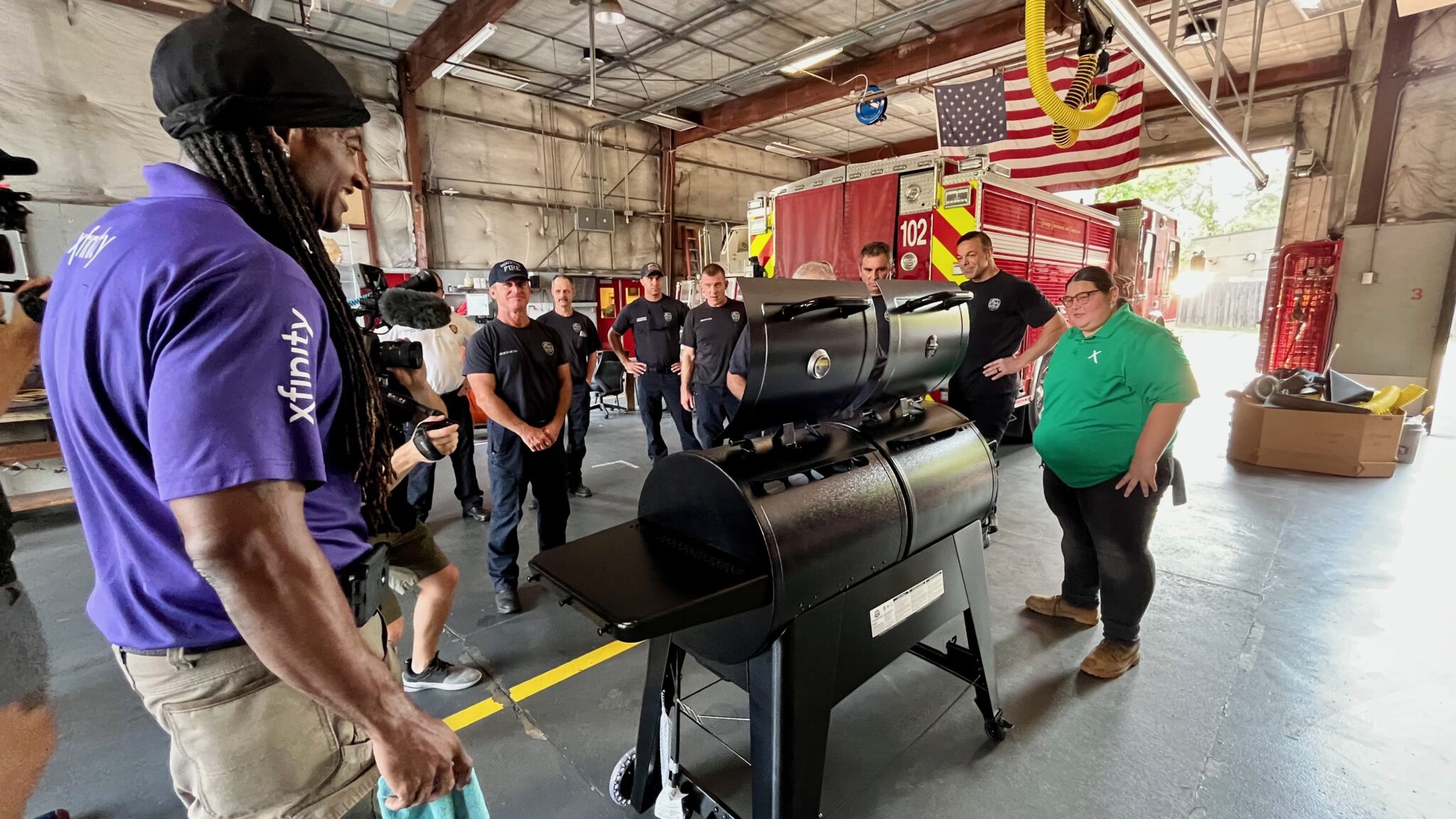 Surprise Squad Showers Kingwood Firefighters With Smoking Hot Ts
