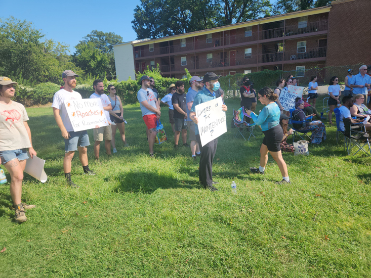 Tenants rally against poor maintenance | Richmond Free Press | Serving ...