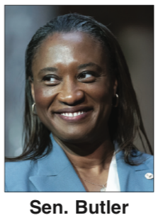 Butler sworn in as third Black female senator in U.S. history, replaces ...