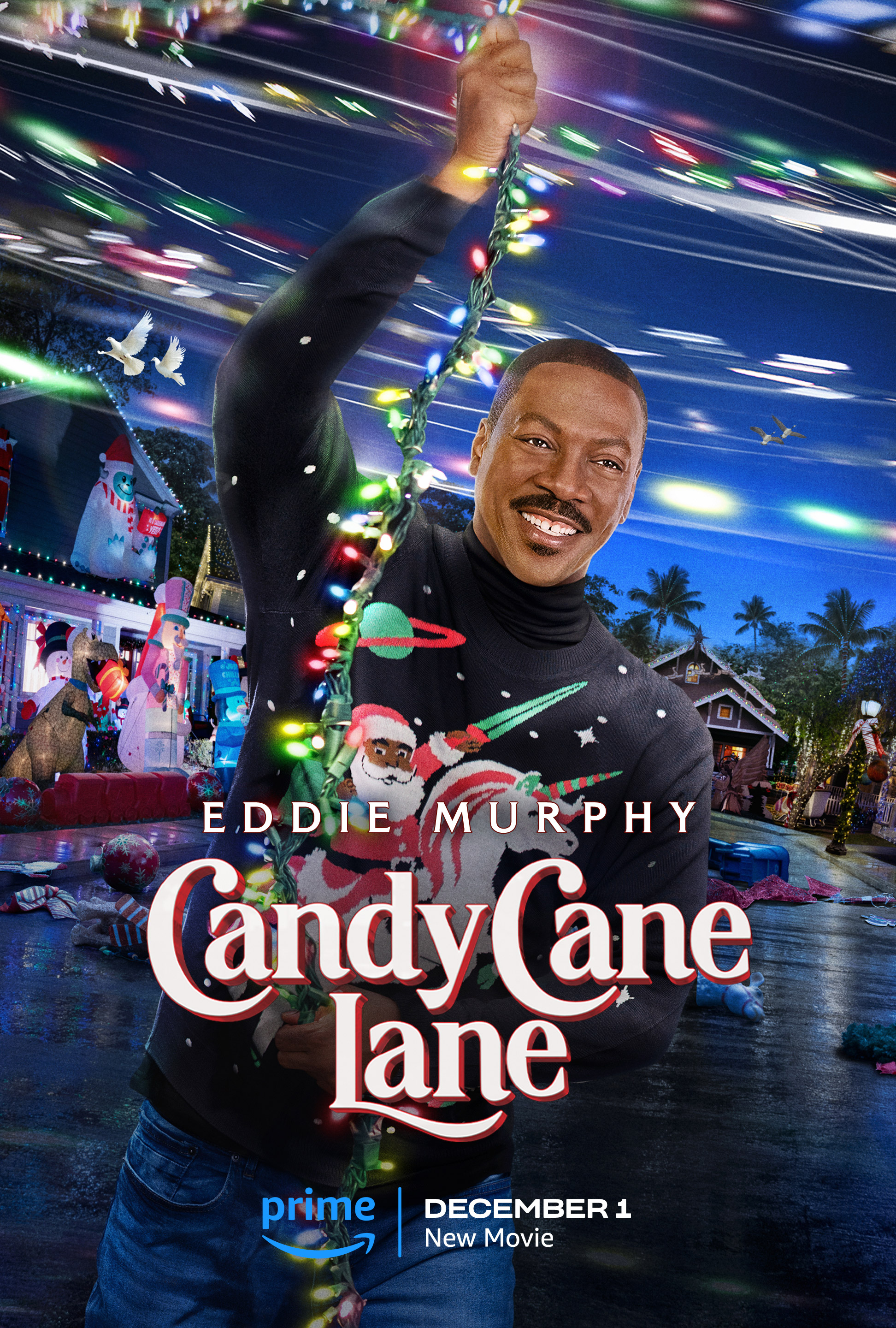 Eddie Murphy And Tracee Ellis Ross Star In Candy Cane Lane Houston Eddie Murphy And Tracee Ellis Ross Star In Candy Cane Lane Houston