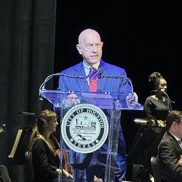 Houston Mayor John Whitmire, Controller, City Council's Inauguration ...