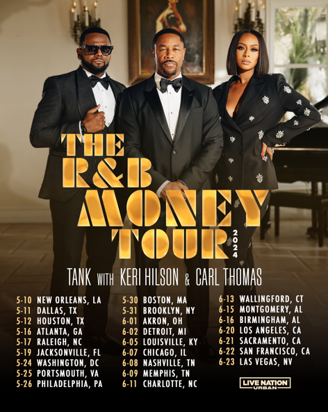 Unveiling "The R&B Money Tour" with Tank, Keri Hilson, and Carl Thomas: A Night of Soulful ...