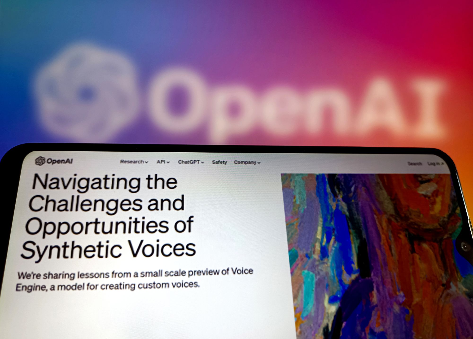 OpenAI works on AI that mimics human voices | Houston Style Magazine ...