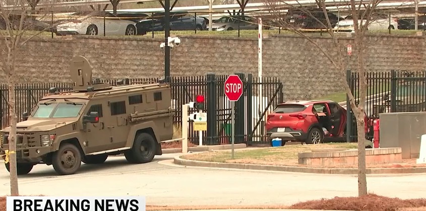 Suspect arrested after vehicle crashes into gate at Atlanta FBI field ...