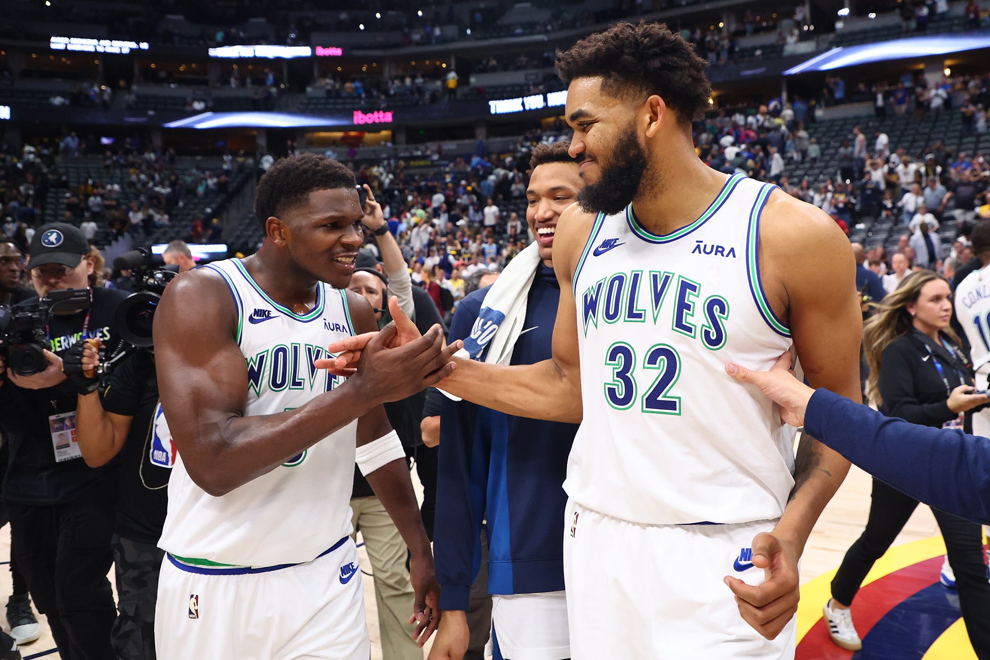 Minnesota Timberwolves rally from 20-point deficit in Game 7 to eliminate Denver Nuggets ...