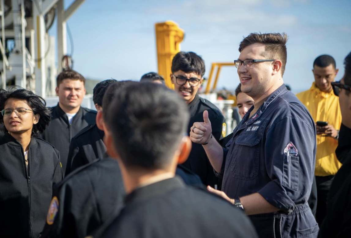 Sailors Conduct a Tour Aboard USS Carl Vinson | Houston Style Magazine ...