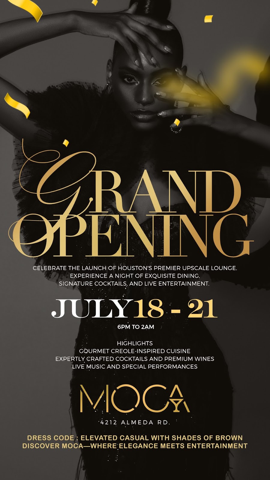 Experience the Grand Opening of MOCA 4212 Lounge: Houston's New Upscale ...
