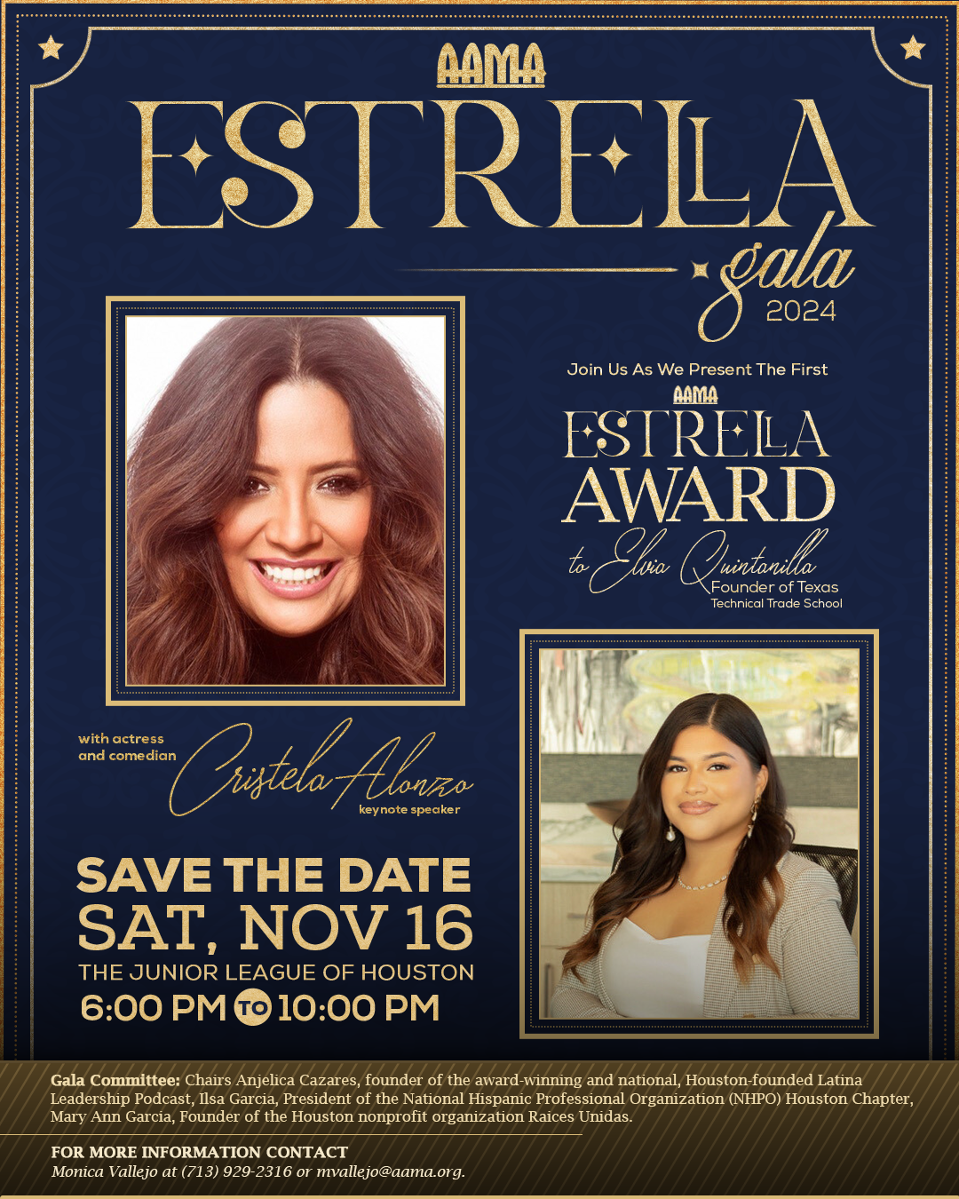 Comedian and Actress Cristela Alonzo to be Keynote Speaker at Annual AAMA Estrella Gala ...