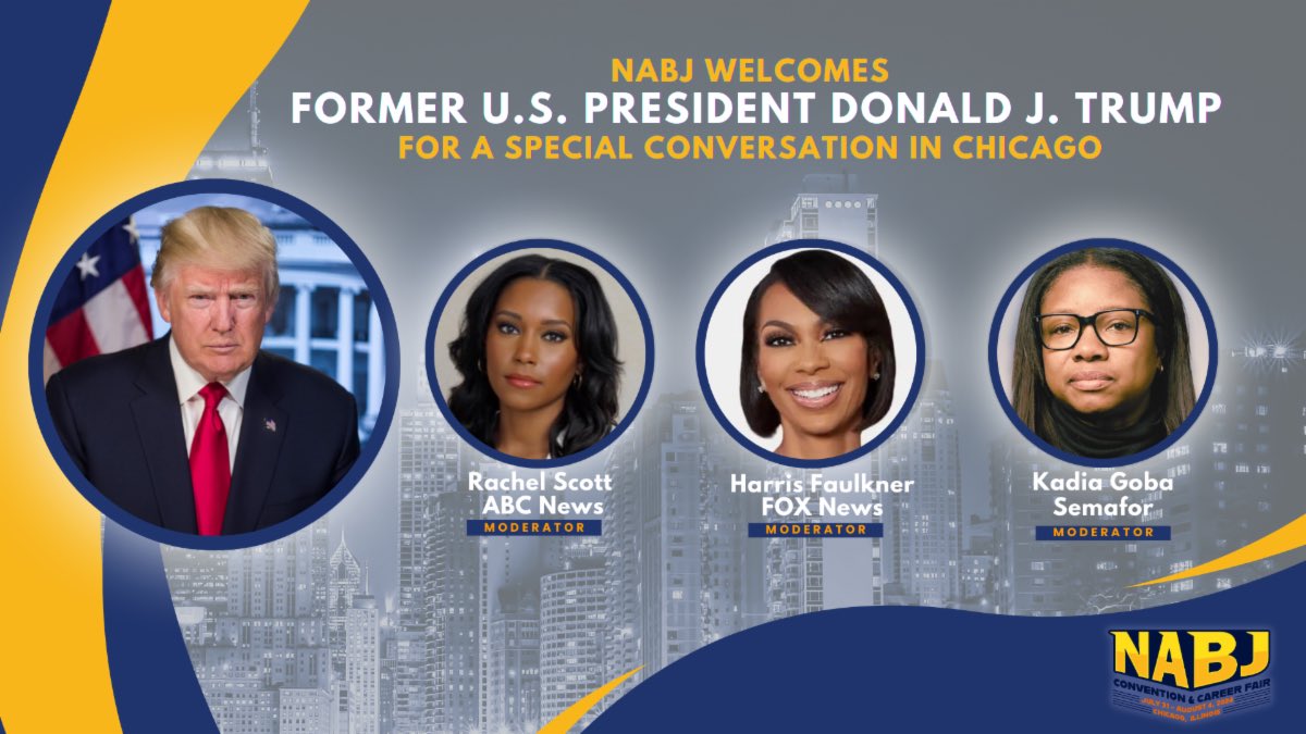 NABJ Faces Backlash After Trump’s Controversial Appearance at Annual ...