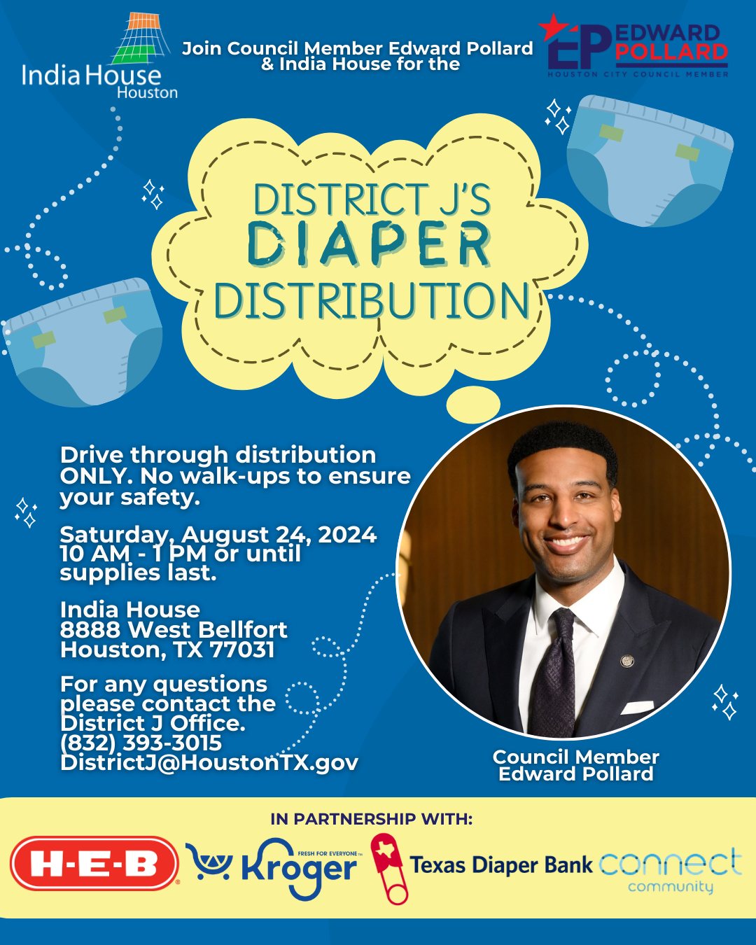 Council Member Edward Pollard Hosts Diaper Distribution Event to ...