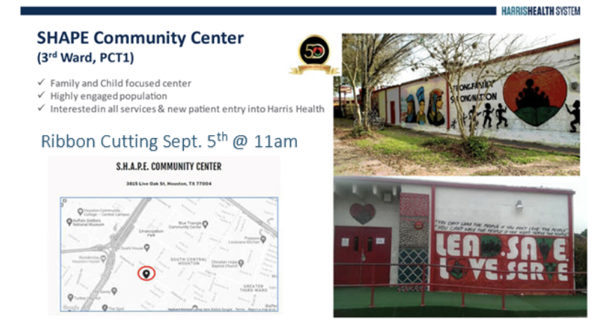 Bridging the Health Gap: Harris Health Partners with SHAPE Community ...