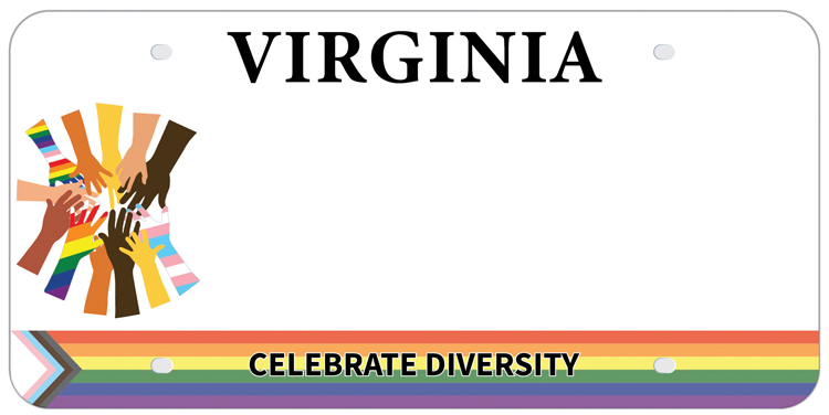 LGBTQ+ nonprofit hopes to drive support with new Va. license plate ...