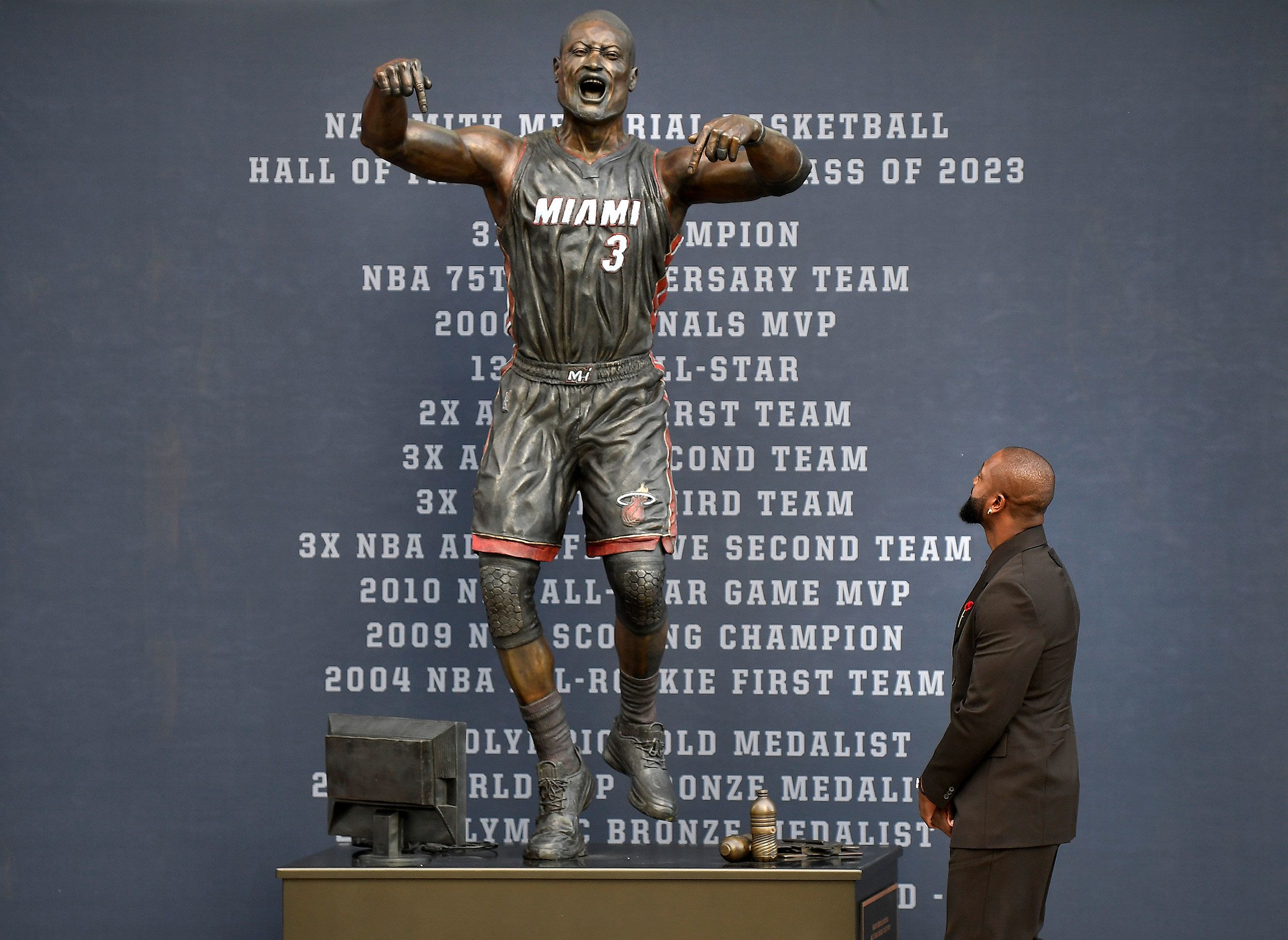 Dwyane Wade’s new statue has people talking. Here’s a look at six other ...