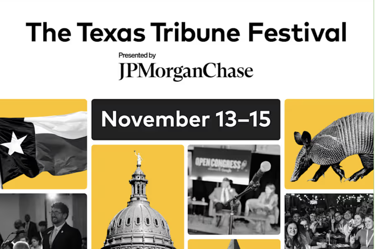 Tickets Now Available for the 15th Annual Texas Tribune Festival: Texas ...