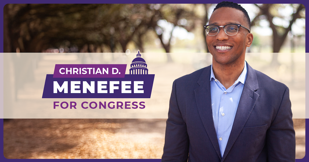Christian Menefee Outlines Congressional Vision as Candidate for Texas’ 18th District | Houston ...