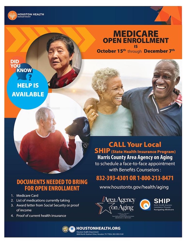 Harris County Offers Free Help for Medicare Enrollment During Open ...