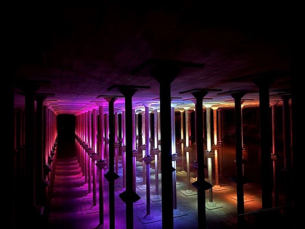 Cistern Illuminated: Buffalo Bayou Park Art Experience Lights Up ...