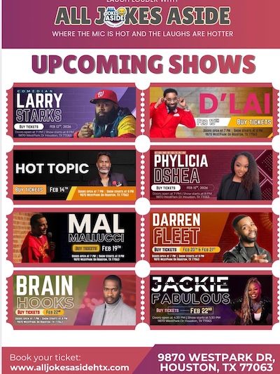 All Jokes Aside Comedy Lounge in Houston: Top Stand-Up Shows and Live ...