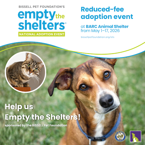 BARC Joins BISSELL Pet Foundation’s Empty the Shelters Event to Help ...